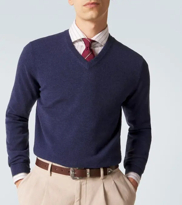 Brunello Cucinelli Cashmere V-neck Sweater