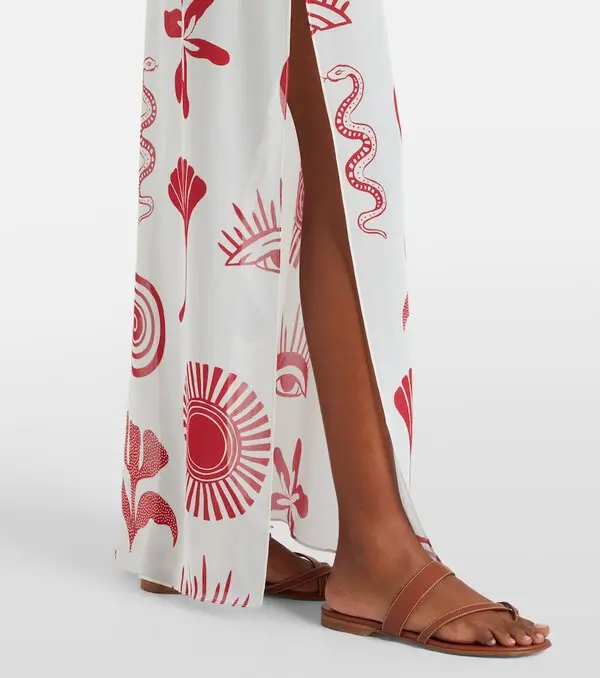 CALA DE LA CRUZ Accasia Embellished Maxi Dress