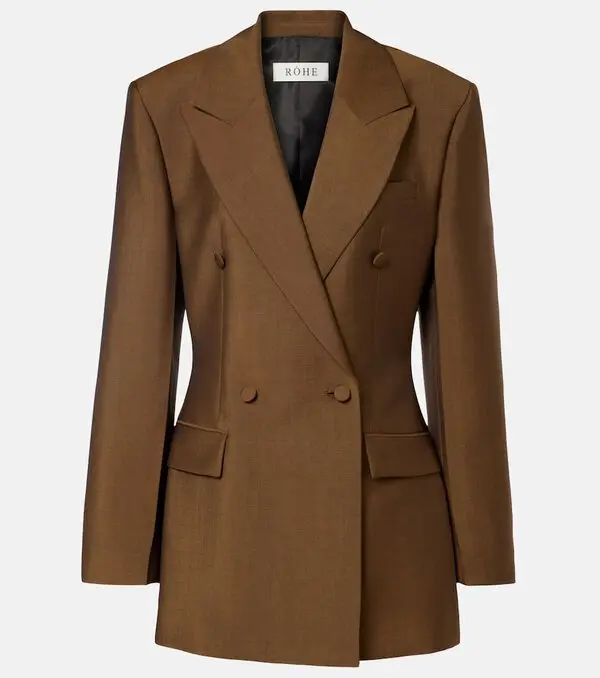 RÓHE Virgin Wool And Mohair Blazer