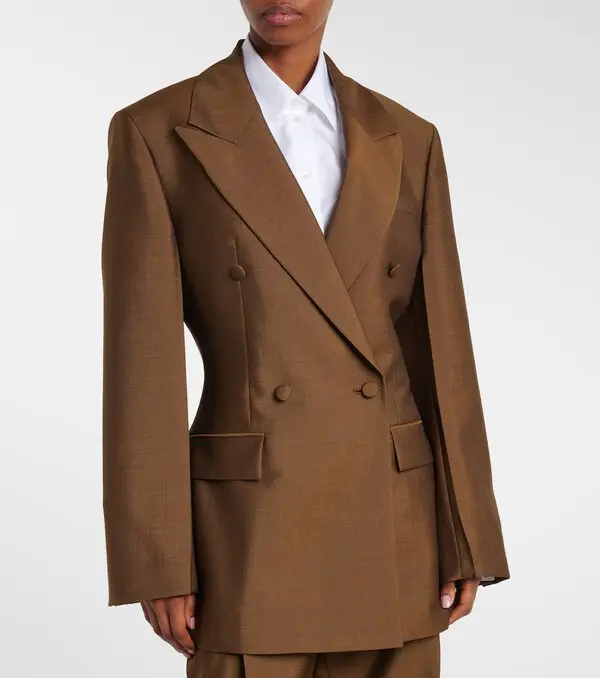 RÓHE Virgin Wool And Mohair Blazer