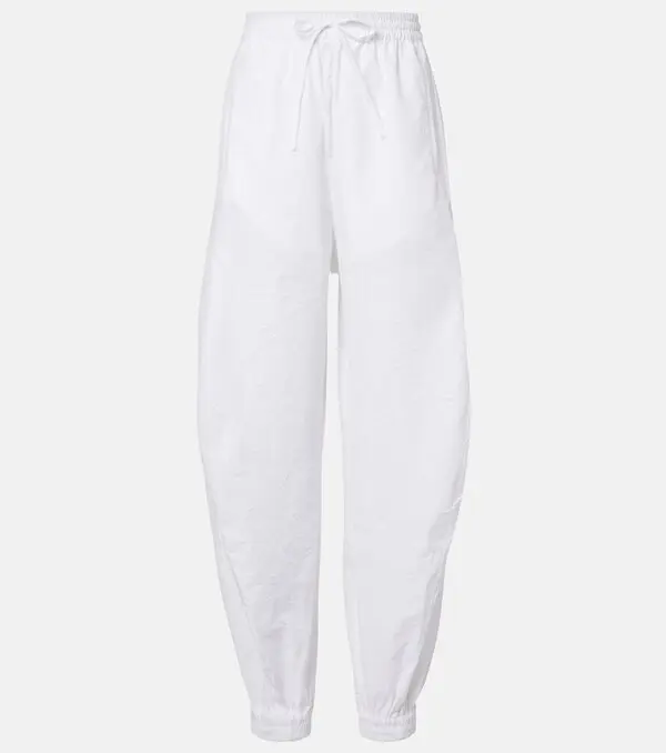 RÓHE Cotton-blend Barrel-leg Pants
