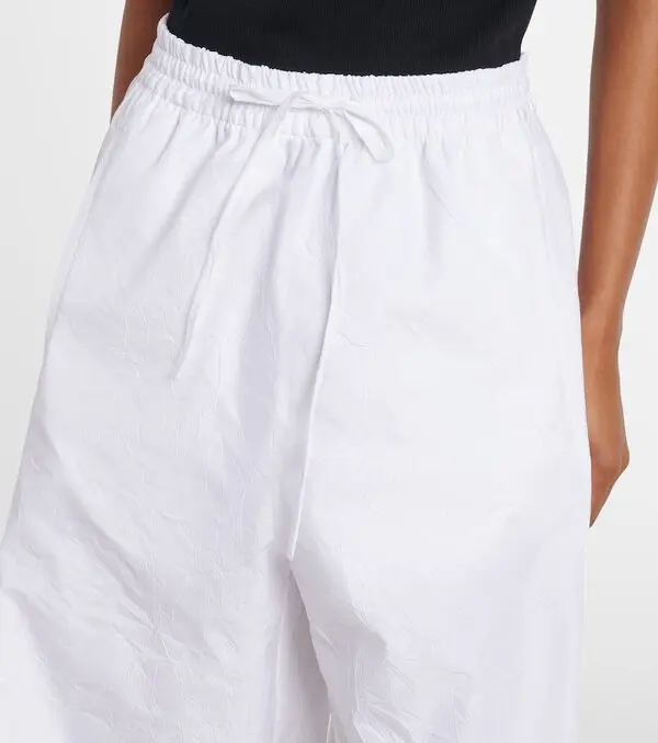 RÓHE Cotton-blend Barrel-leg Pants