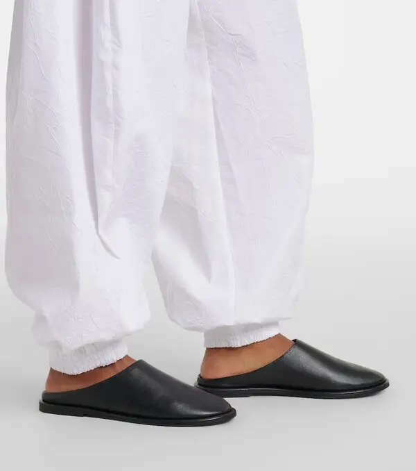 RÓHE Cotton-blend Barrel-leg Pants