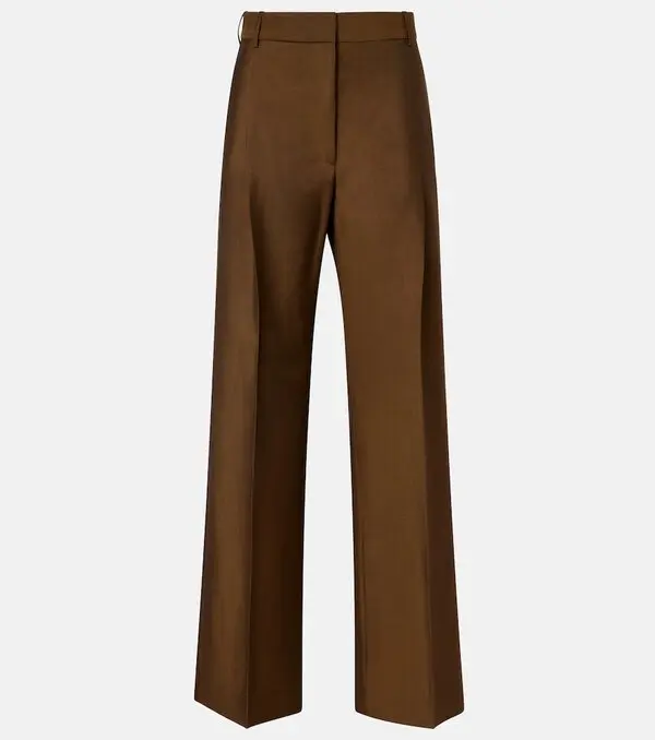 RÓHE High-rise Wide-leg Pants