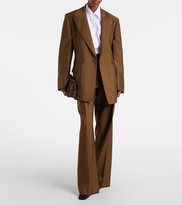 RÓHE High-rise Wide-leg Pants