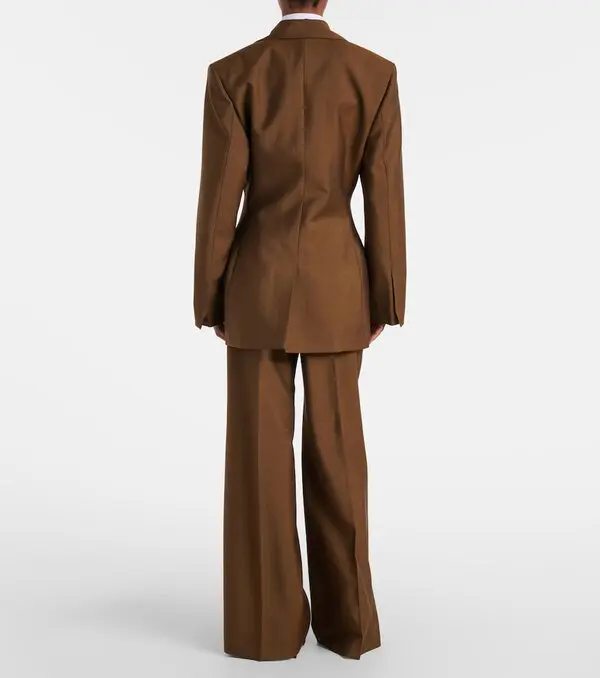 RÓHE High-rise Wide-leg Pants
