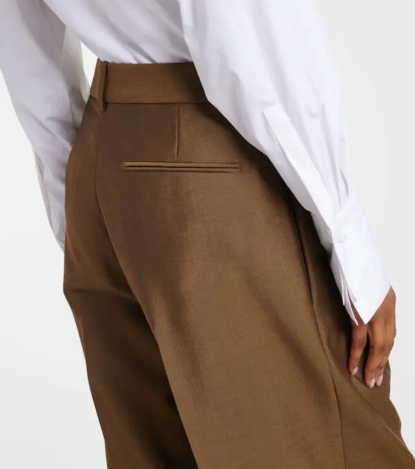 RÓHE High-rise Wide-leg Pants