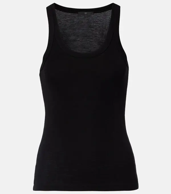 RÓHE Ribbed-knit Wool Tank Top