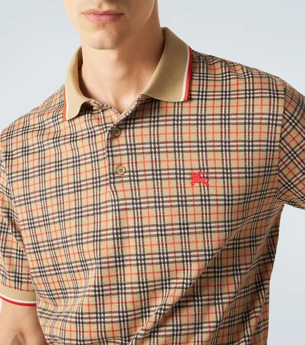 Burberry Check Polo Shirt