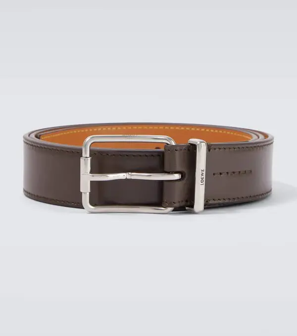 Loewe Leather Belt - Brown