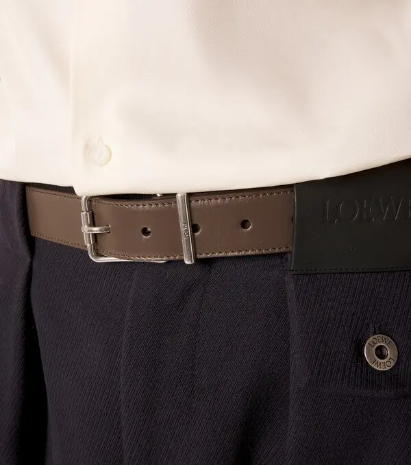 Loewe Leather Belt - Brown