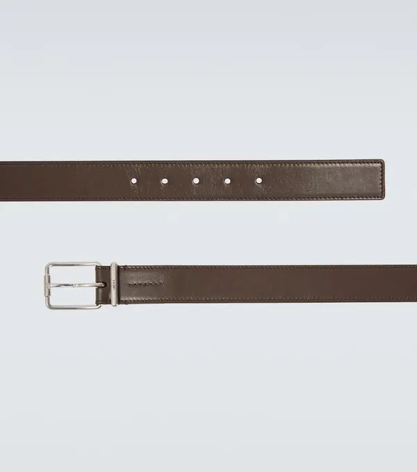 Loewe Leather Belt - Brown