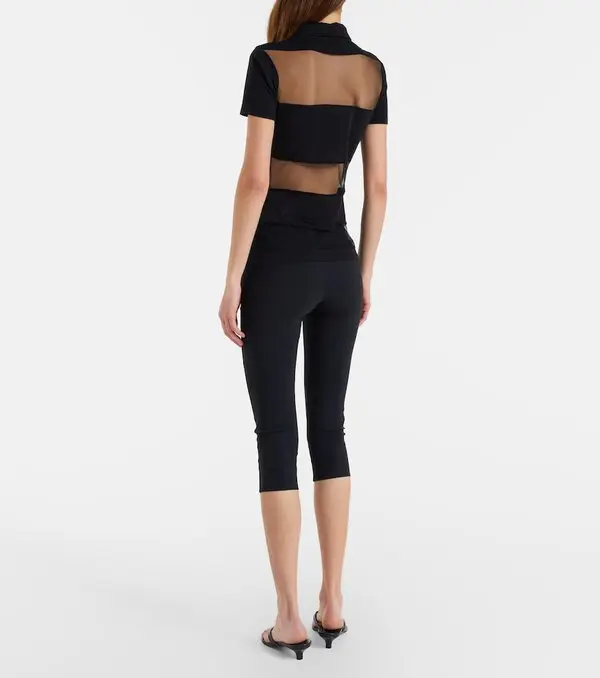 Coperni Jersey Capri Pants
