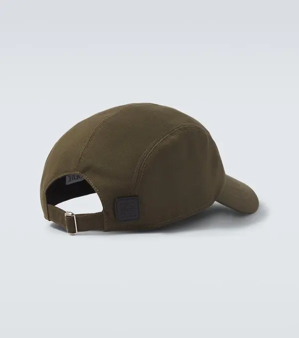 Loewe Logo Embroidered Baseball Cap - Green