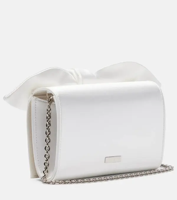 AQUAZZURA Bow Tie Mini Clutch
