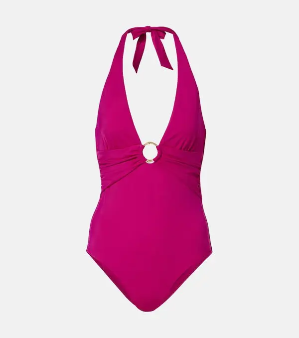 Heidi Klein Ithaca Embellished Swimsuit - Pink