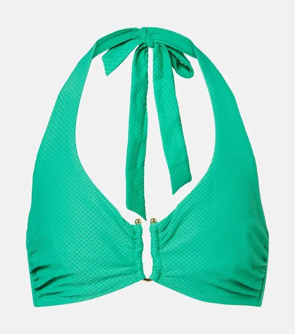 Heidi Klein Jade Bikini Top - Green