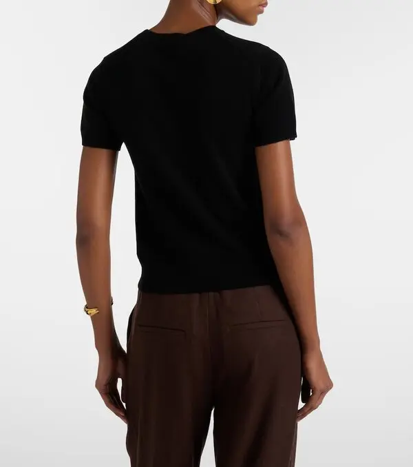 Vince Wool And Cashmere-blend Sweater - Black