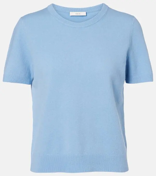 Vince Wool And Cashmere-blend Sweater - Blue