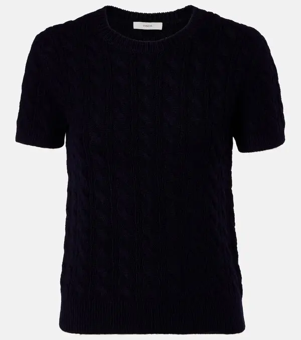 Vince Wool And Cashmere-blend Sweater - Blue