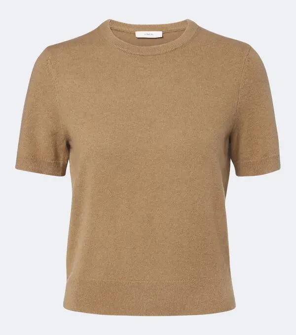 Vince Wool And Cashmere-blend Sweater - Brown