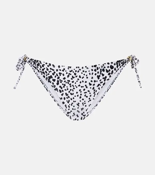 Heidi Klein Icaria Printed Bikini Bottoms - White