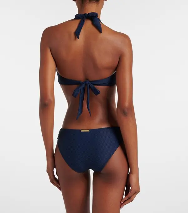 Heidi Klein Embellished Bikini Bottom - Blue