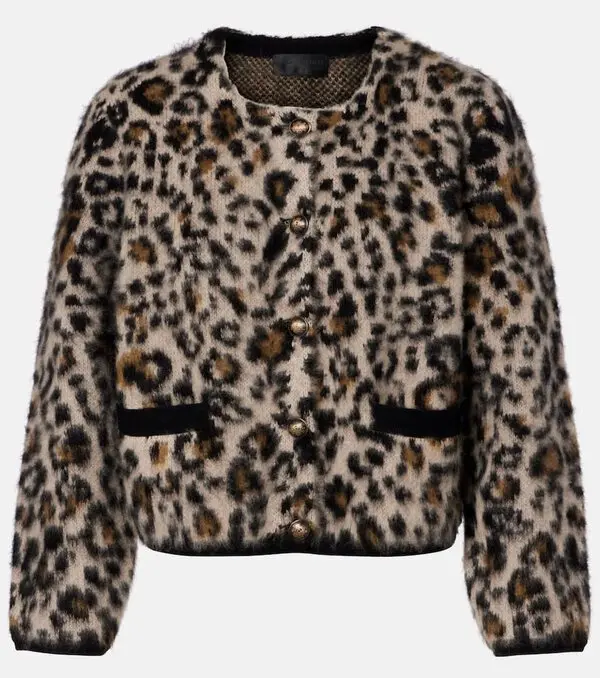 NILI LOTAN Beyton Cashmere And Silk Cardigan - Multicoloured