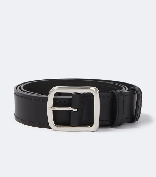 Prada Leather Belt - Black