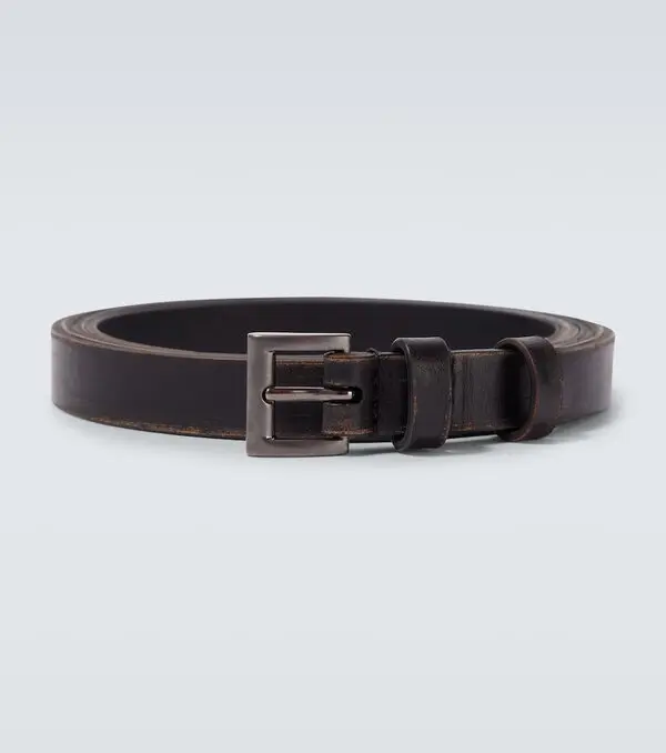 Prada Leather Belt - Black