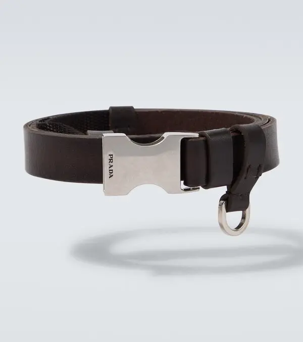 Prada Leather Belt - Brown