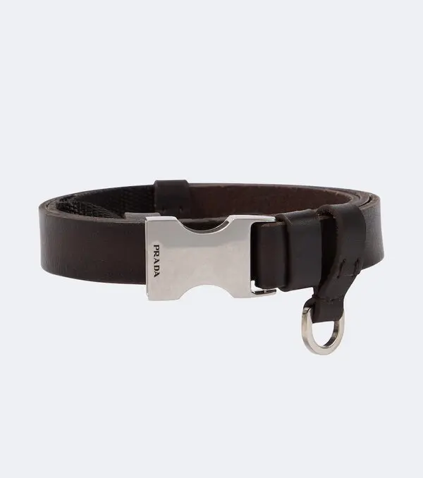 Prada Leather Belt - Brown