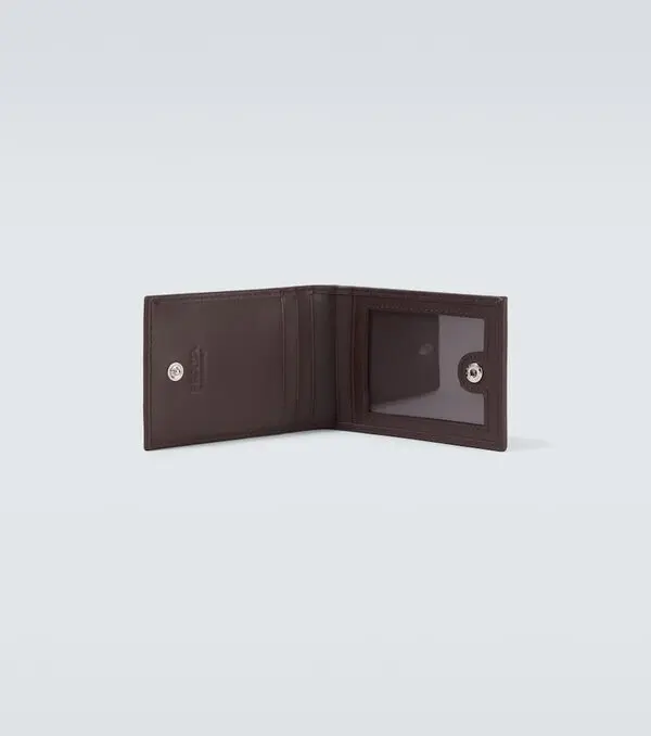 Prada Speedrock Re-nylon Card Case With Strap - Brown