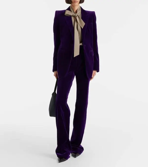 TOM FORD Tie-neck Silk Georgette Blouse