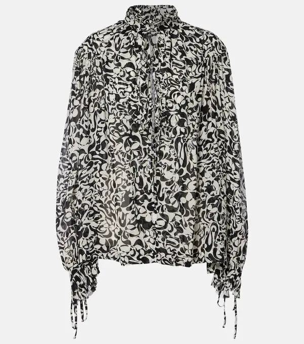 Dries Van Noten Printed Blouse