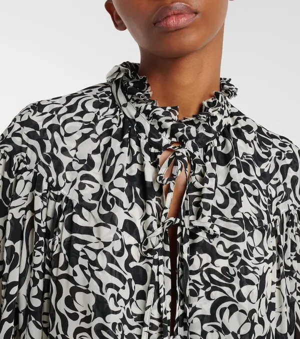 Dries Van Noten Printed Blouse