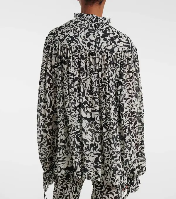Dries Van Noten Printed Blouse