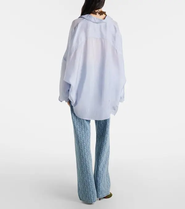 Dries Van Noten Printed Wide-leg Jeans