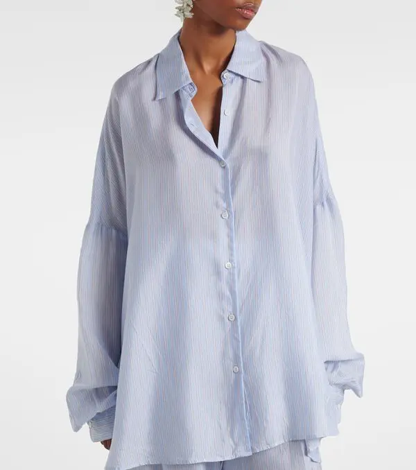 Dries Van Noten Striped Oversized Shirt