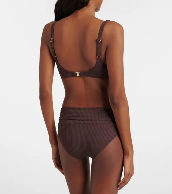 Melissa Odabash Bel Air Bikini Top - Brown