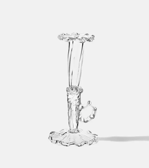 ALEXANDER KIRKEBY Crystal Candle Holder - Transparent