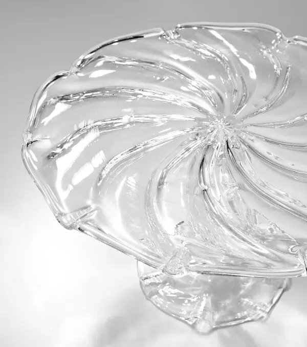 ALEXANDER KIRKEBY Crystal Cake Stand