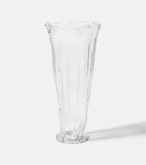 ALEXANDER KIRKEBY Crystal Vase - Transparent
