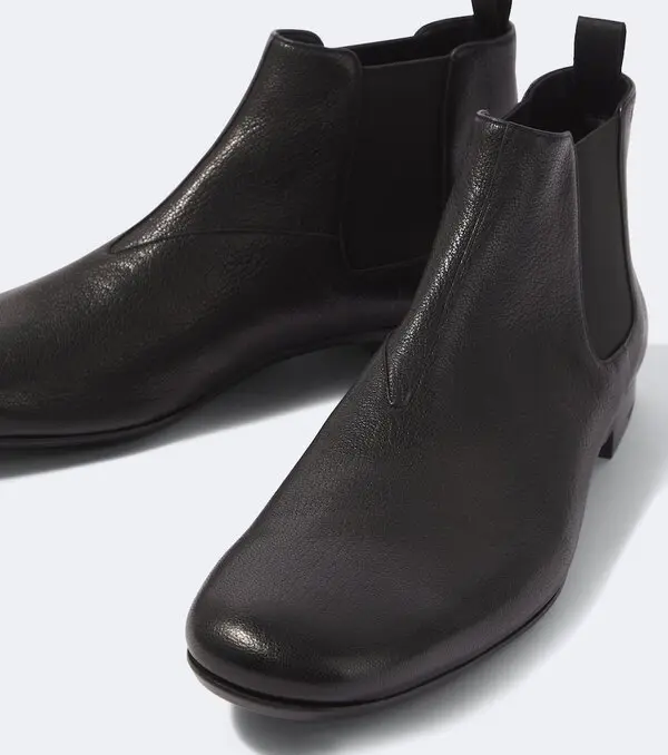 Prada Leather Chelsea Boots