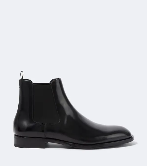 Prada Leather Chelsea Boots