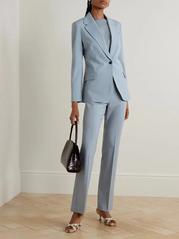 Theory Wool-blend Lynnia Blazer - Blue
