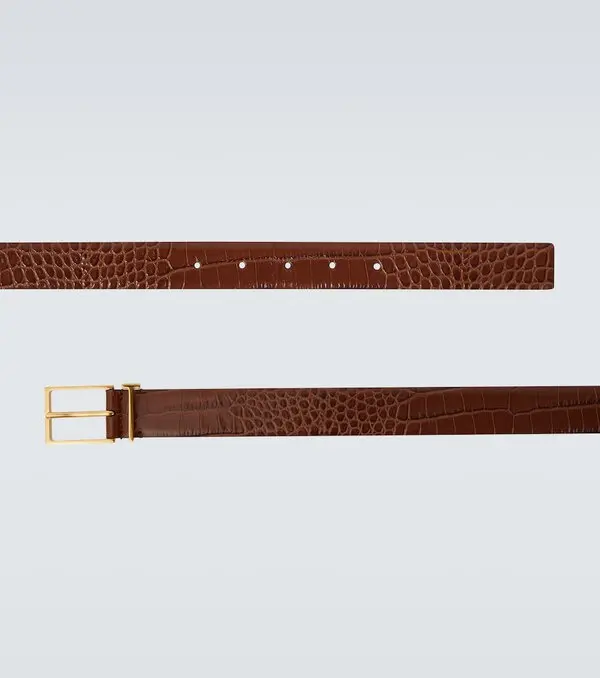 TOM FORD T Loop Belt - Brown