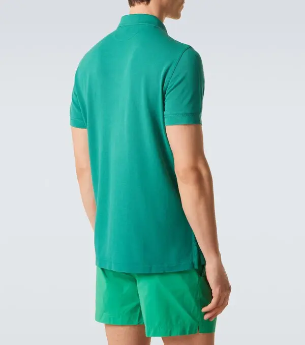 TOM FORD Piqué Polo Shirt - Green