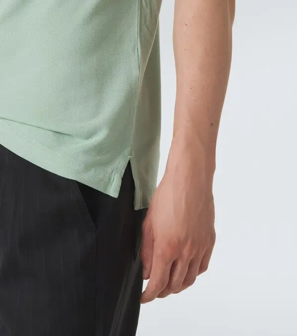 TOM FORD Piqué Polo Shirt - Green