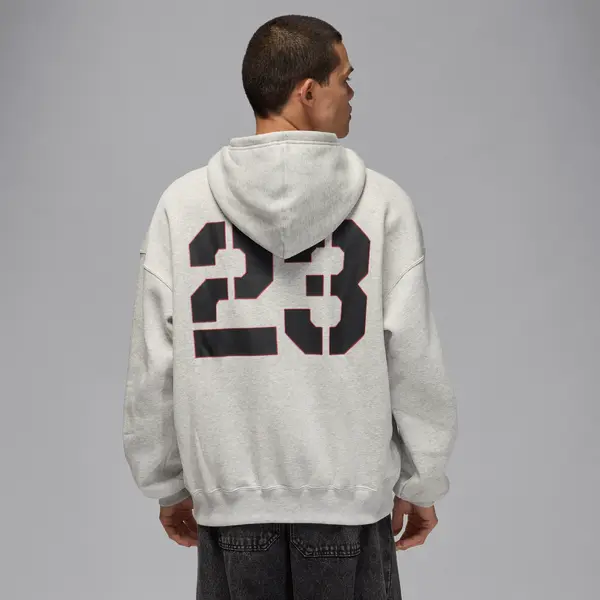 JORDAN Brooklyn Oversized Pullover Hoodie - Grey